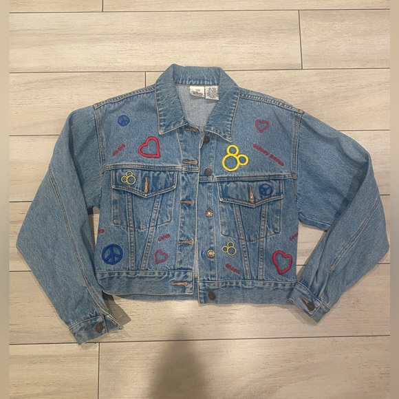 Disney | Jackets & Coats | The Disney Store Mickey Mouse Embroidered 0 ...